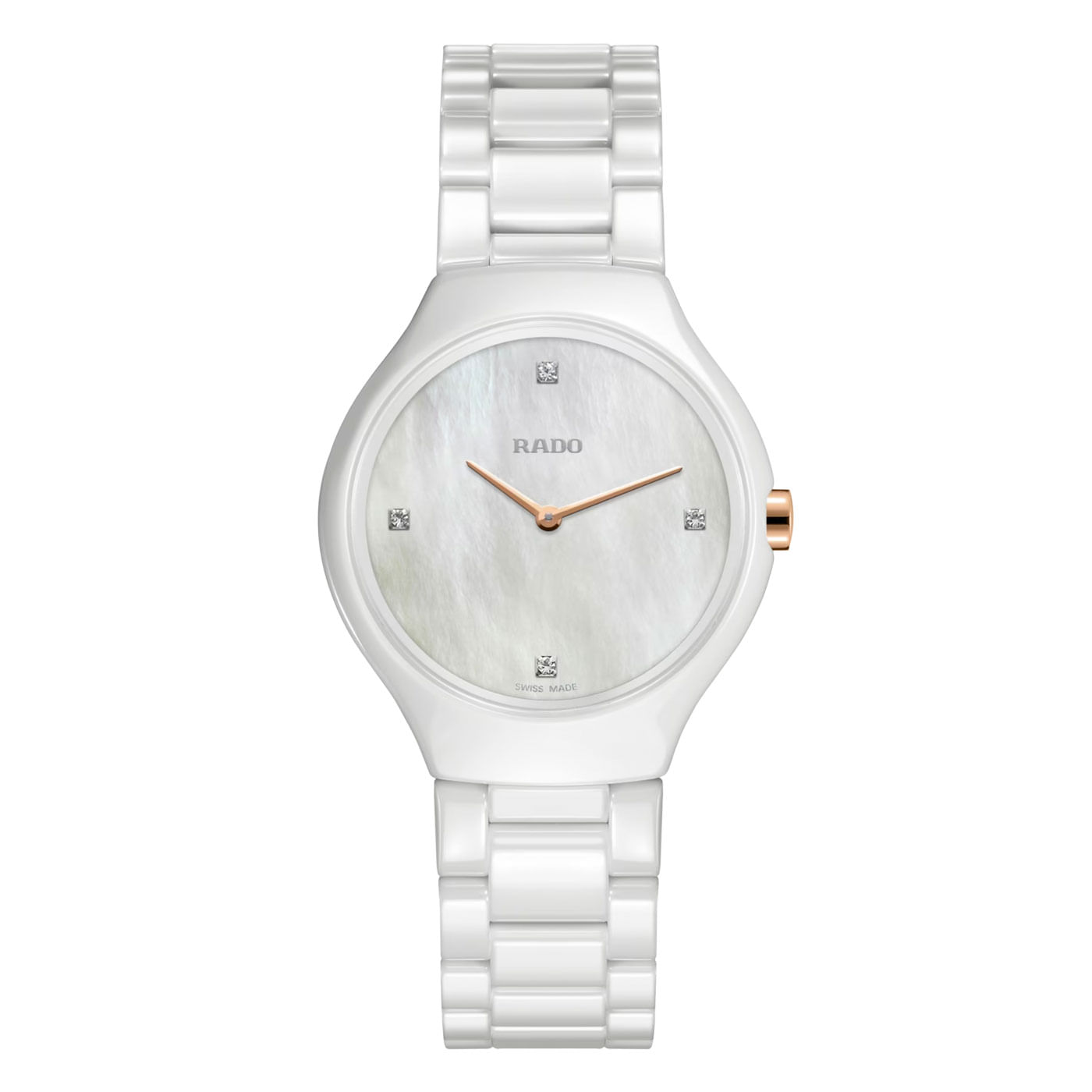 Reloj Rado True Thinline Diamonds Blanco - Zait.cl