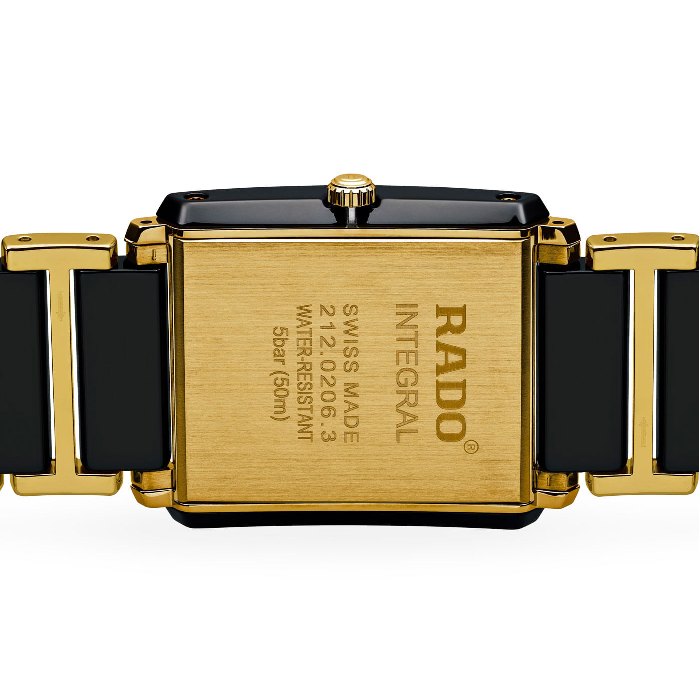 Reloj Rado Integral Negro y Dorado - Zait.cl